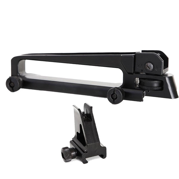 Home All AR15 AR10 Carry Handle with Same Height Low Profile Front Sight