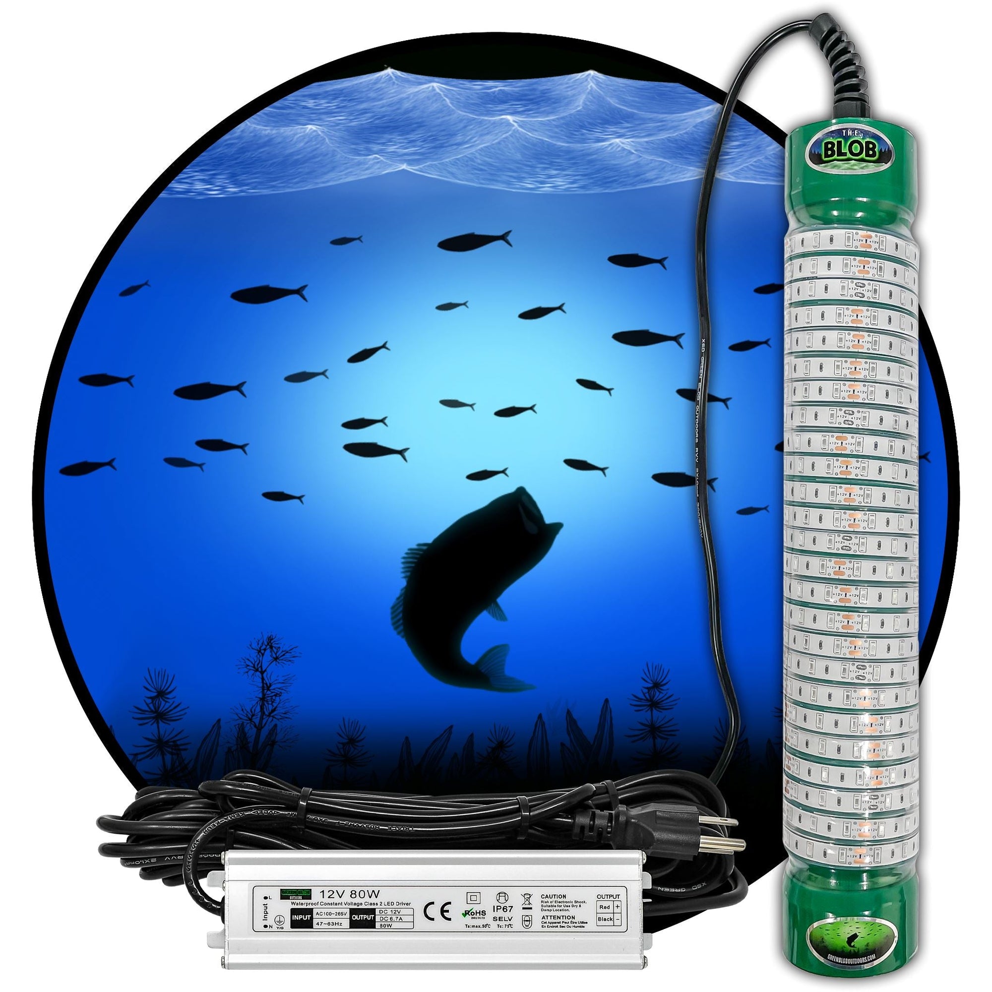 Green Blob Outdoors Fishing Lights, Pontoon Lights, AR15 Gun Parts