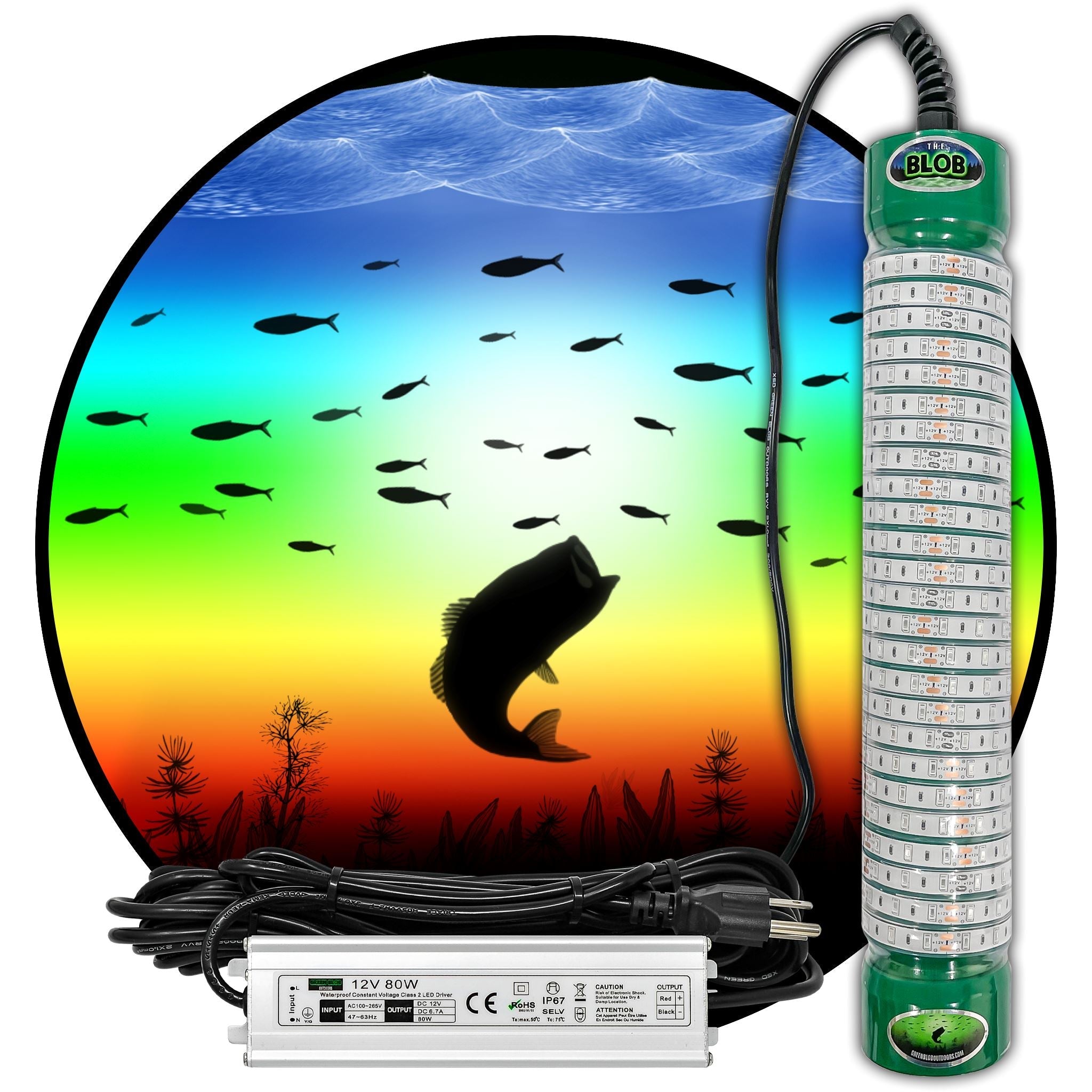 Blob Underwater Fishing Lights | Green Blob Outdoors