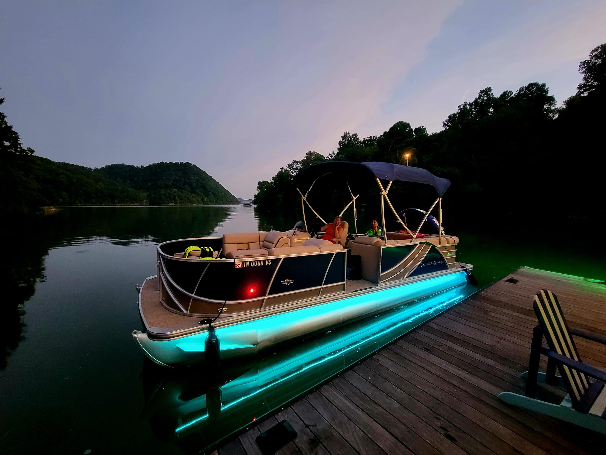 Home All Pimp My Pontoon Premium LED Neon Under Deck Glow Lighting Kit ...